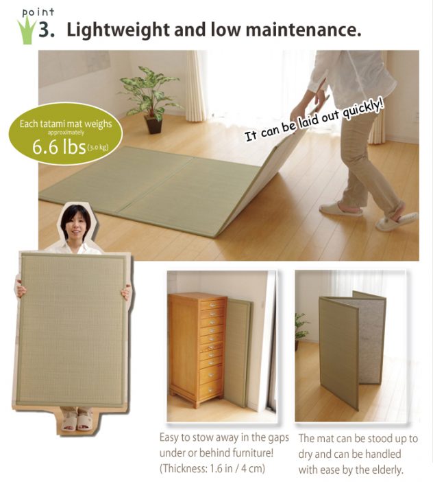 Rush Grass Tatami Mattress – Foldable Type | Futon Tokyo